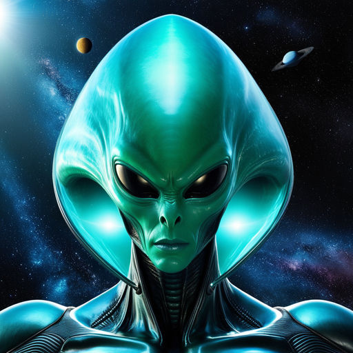 Alien from the Planet Uranus by Patrick Conidi (ConidiArt) - Playground