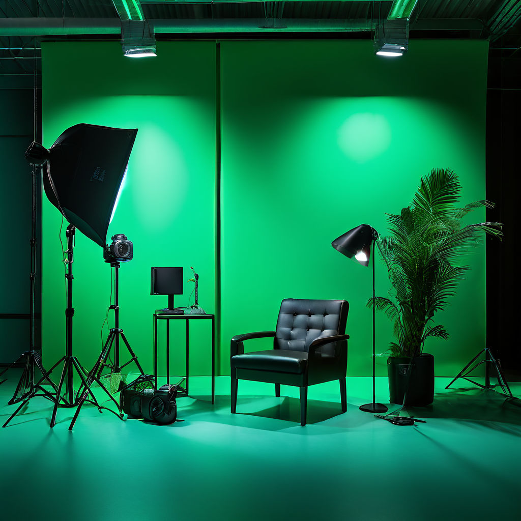 Corner with chroma key and staff by Нікіта Остапенко - Playground