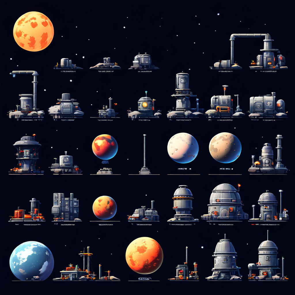 Create A Sprite Sheet Of 9 Different Sprites In A Consistent By Allan Woellner Playground 7027