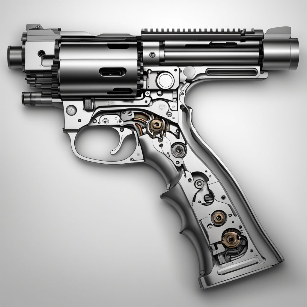 A cross-section of the pistol by Yuri Koff - Playground