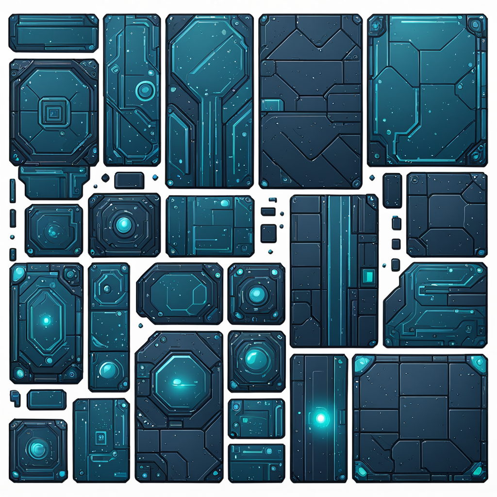 2D tile sci-fi set Wall Texture sprite by CARLOS OSORNO - Playground 2D tile sci-fi set Wall Texture sprite by CARLOS OSORNO - Playground