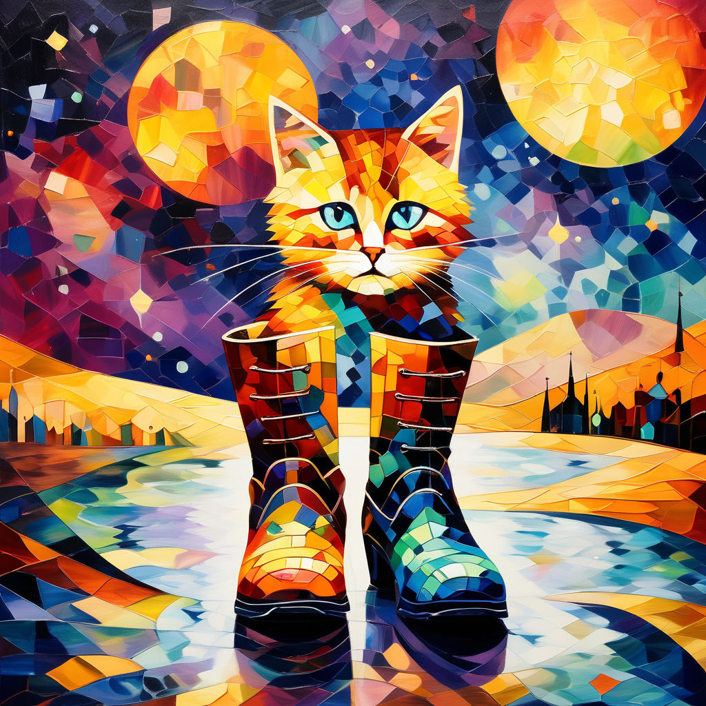 PUSS IN BOOTS IN THE STYLE OF KANDINSKY AND KLEE AND NEBU... by Frank ...