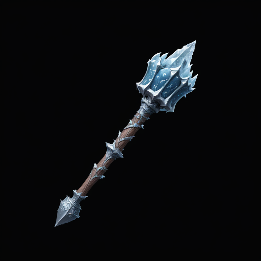 An frost ice mace with ice by Bruno Marcon - Playground