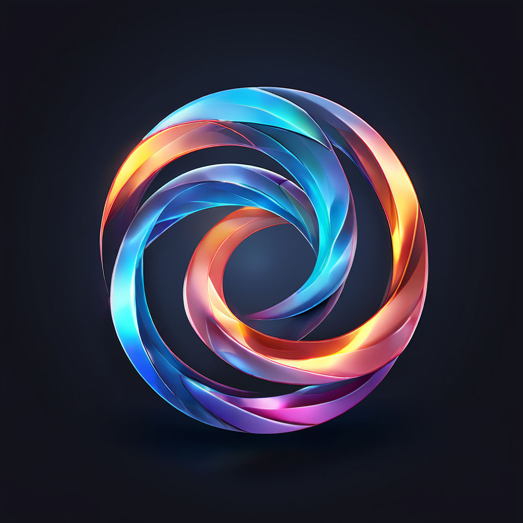 Logo depicting Logic Leap company intertwined with a stylize... by ... Logo depicting Logic Leap company intertwined with a stylize... by ...