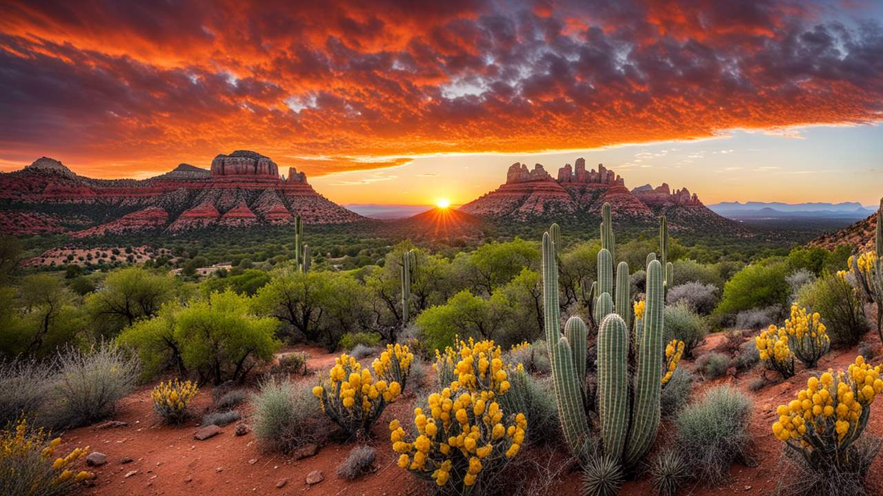 Award-winning photograph of a landscape of the sedona hills ... by ...