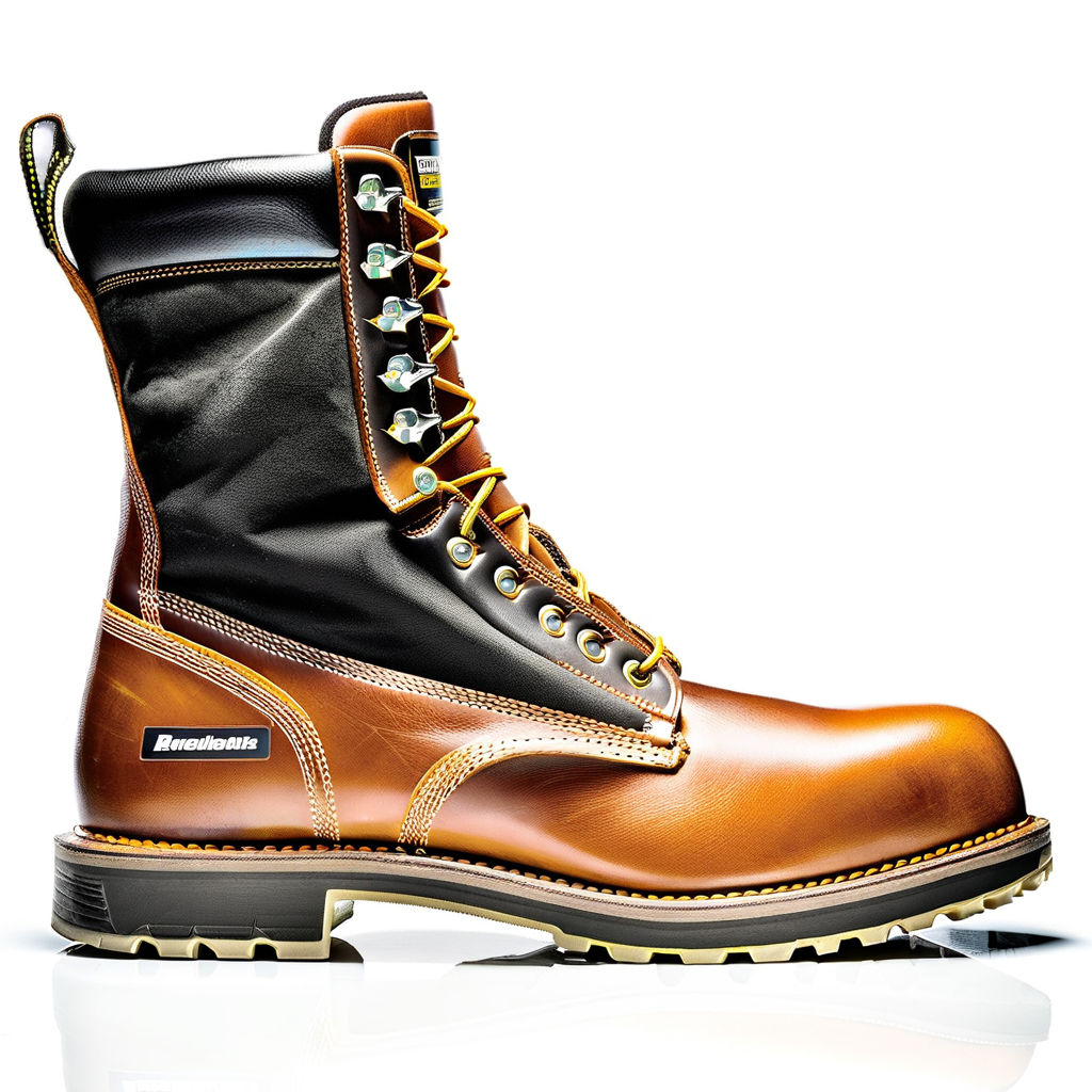 A safety work boot made up with bolts and nuts. by Barretero Chavez ...