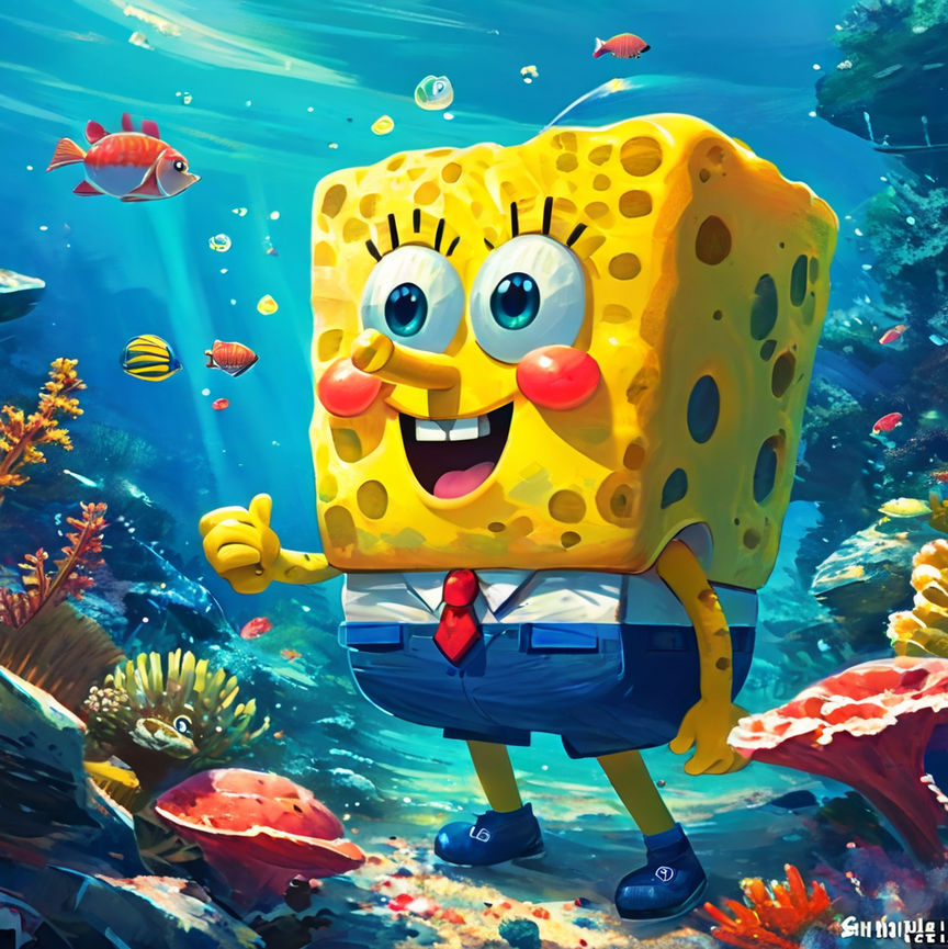 SpongeBob SquarePants by beibei LI - Playground
