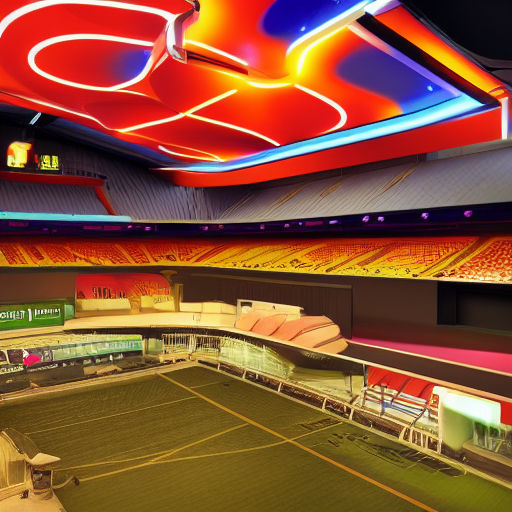 A DISCO with a sport theme WITH A STADIUM by Nummary - Playground