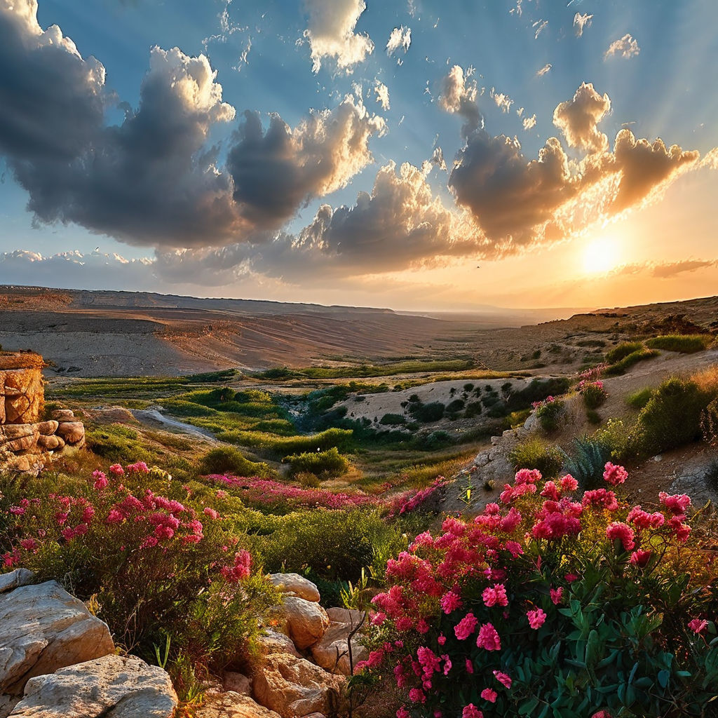 Israel's diverse landscapes captured in a panoramic photogra... by Juan ...