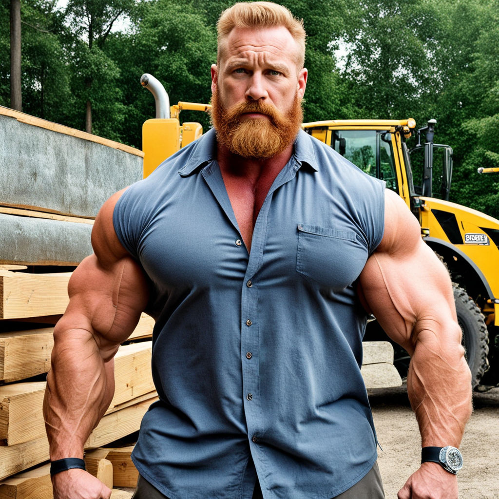 Extremely muscular bodybuilder dad by Vhr - Playground