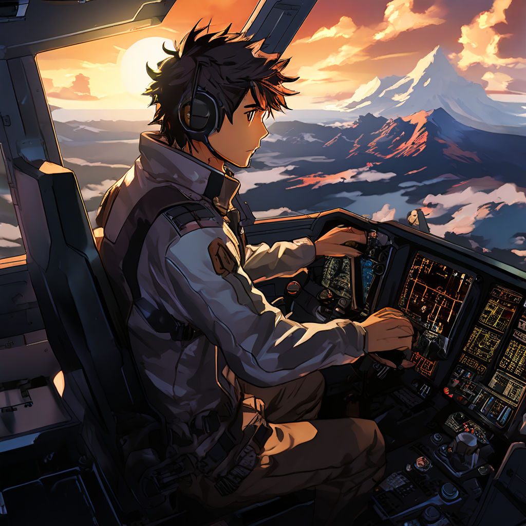 Anime-style pilot by shoushou alghamdy - Playground