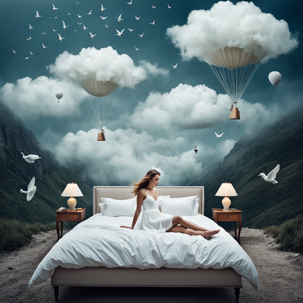 Realistic photography. Sleepwalking in a whimsical surreal d... by ICE ...