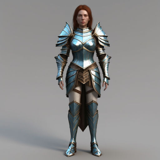 A female Glass armor by Aieie Brazof - Playground