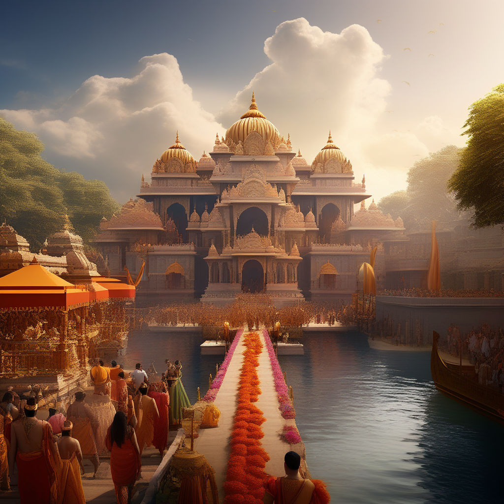 God Rama welcome ayodhya by Krunal Kotadiya - Playground