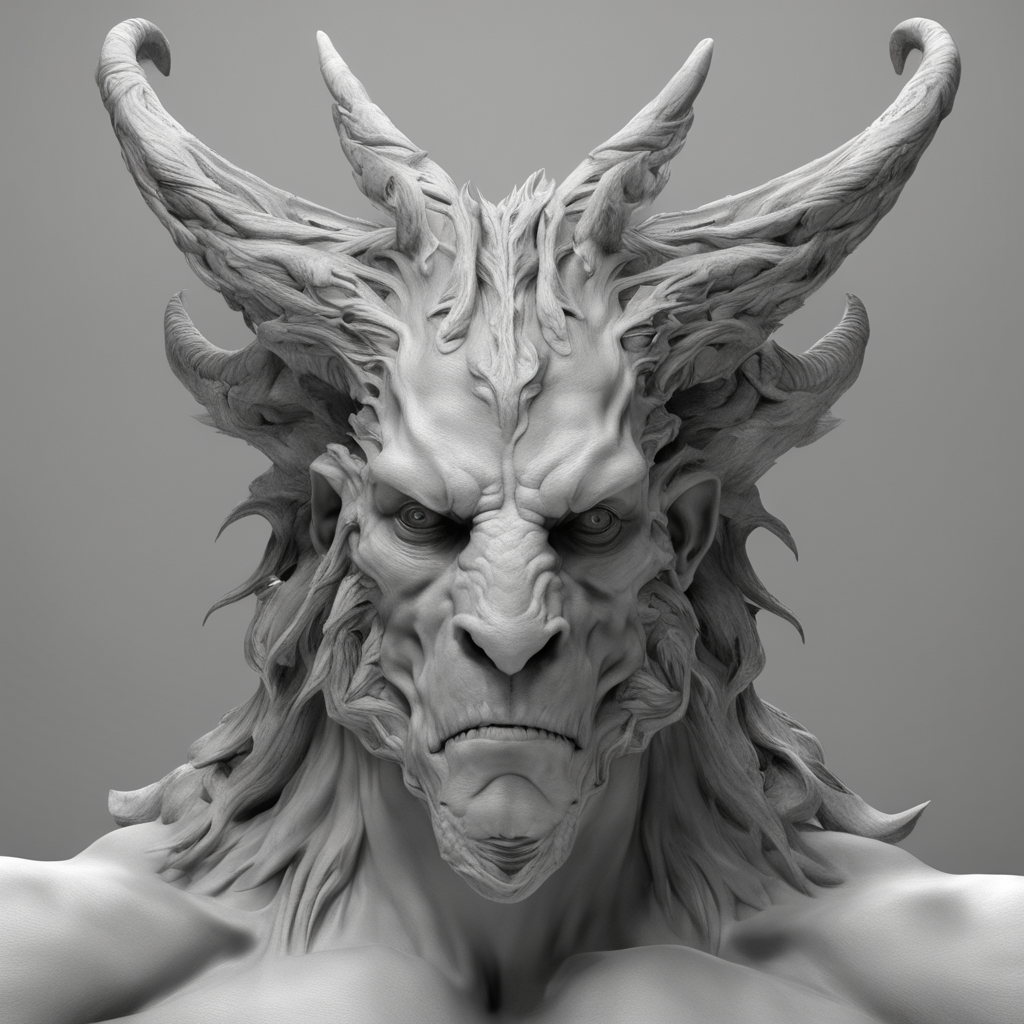 The fell beast head and neck 3/4 view by Laserinkremovals Calgary ...