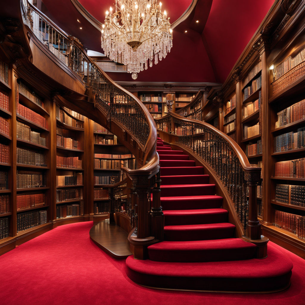 There is a staircase in the library by Yi Ning - Playground