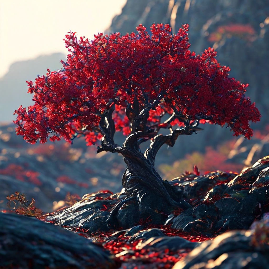 The blood tree of the two brothers in Socotra in a mixture o... by ...