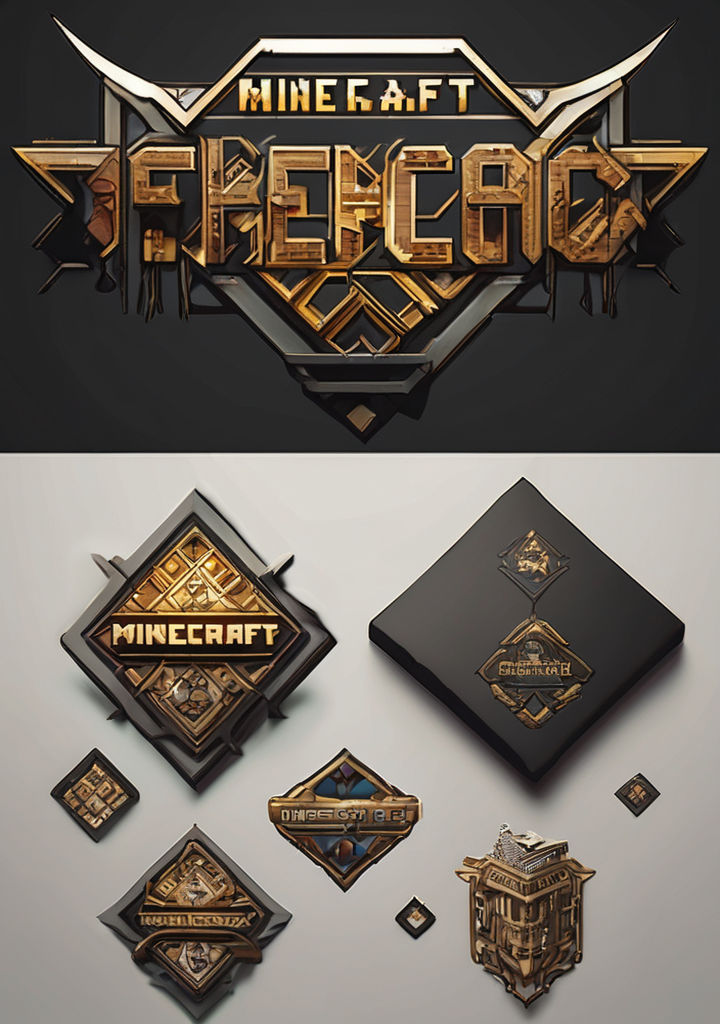 Crea un logo de minecraft técnico futurista pixeleado by Luis Mendez ...