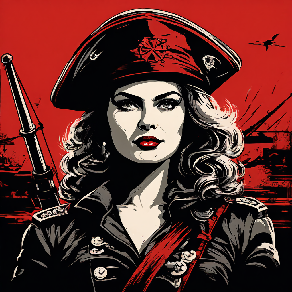 Dutch female pirate portrait by Torgab - Playground