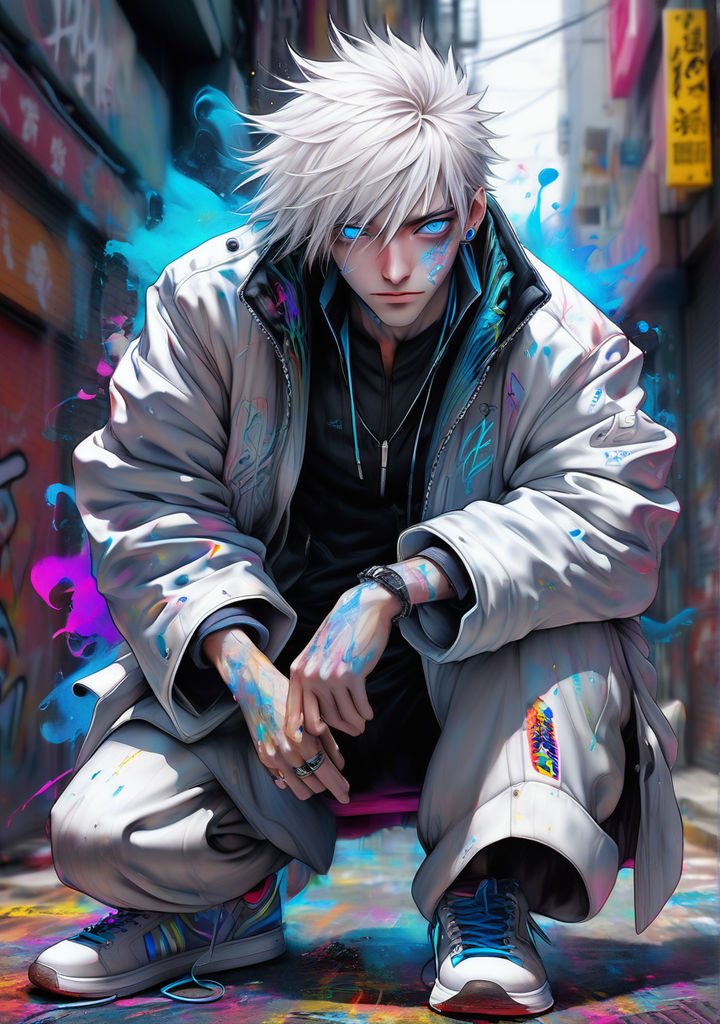 Vibrant full colour full body gojo satoru by KUBU Gaming - Playground