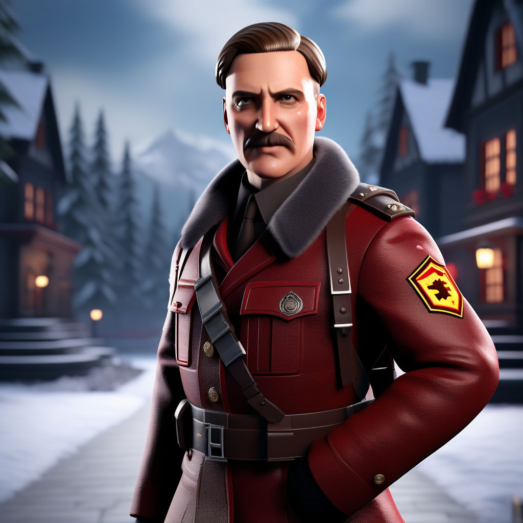 Hitler german fortnite skin ingame red band nazi swastika by Bot_User ...
