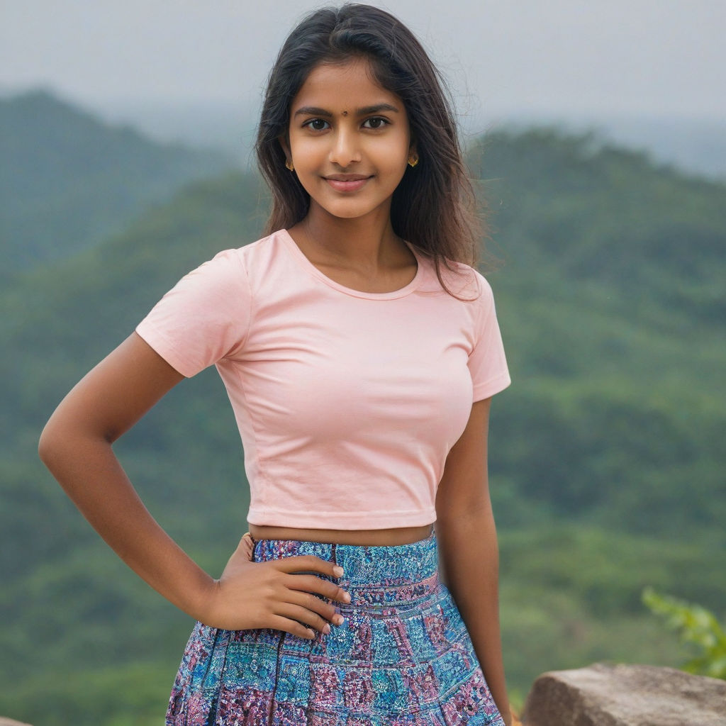 A mesmerizing Sri Lankan teenage girl by Chanuka Kavinidu - Playground