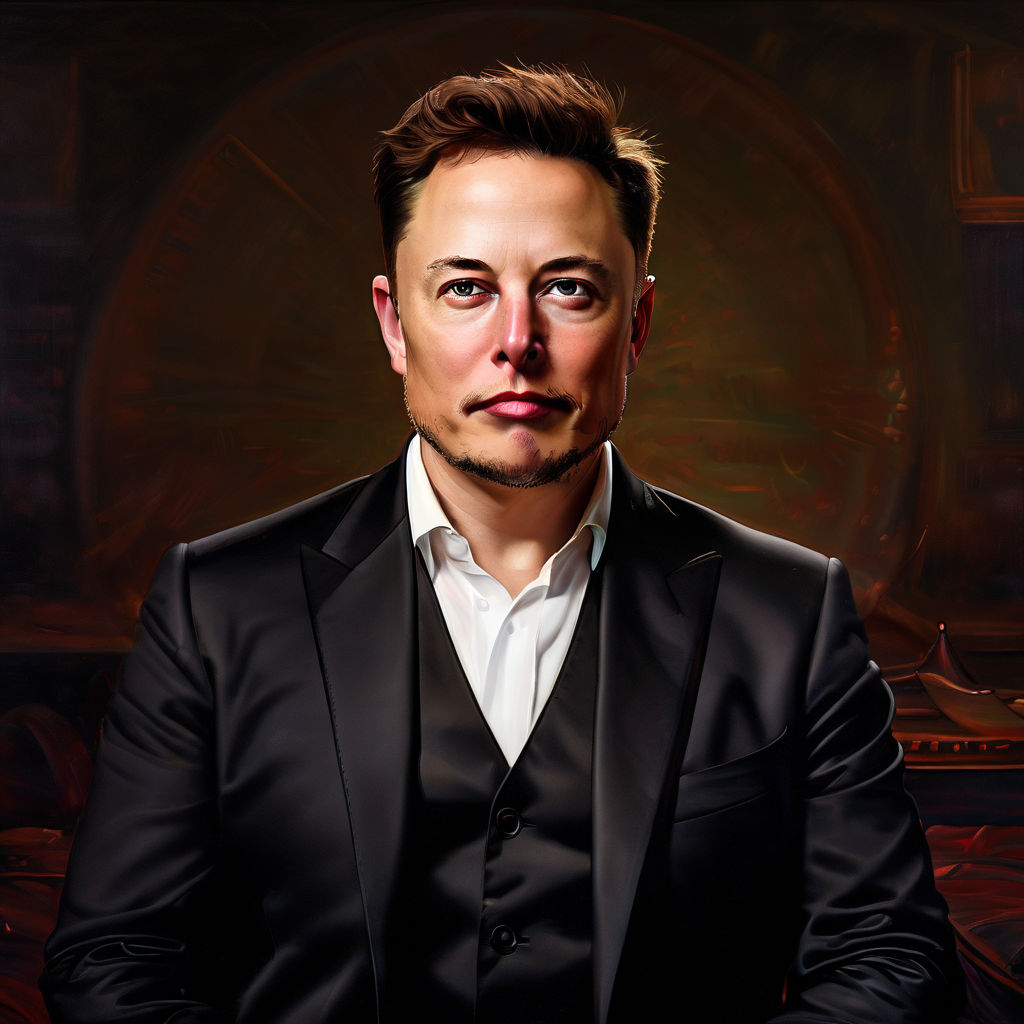 A portrait of elon musk by Nihanth Subramanya - Playground