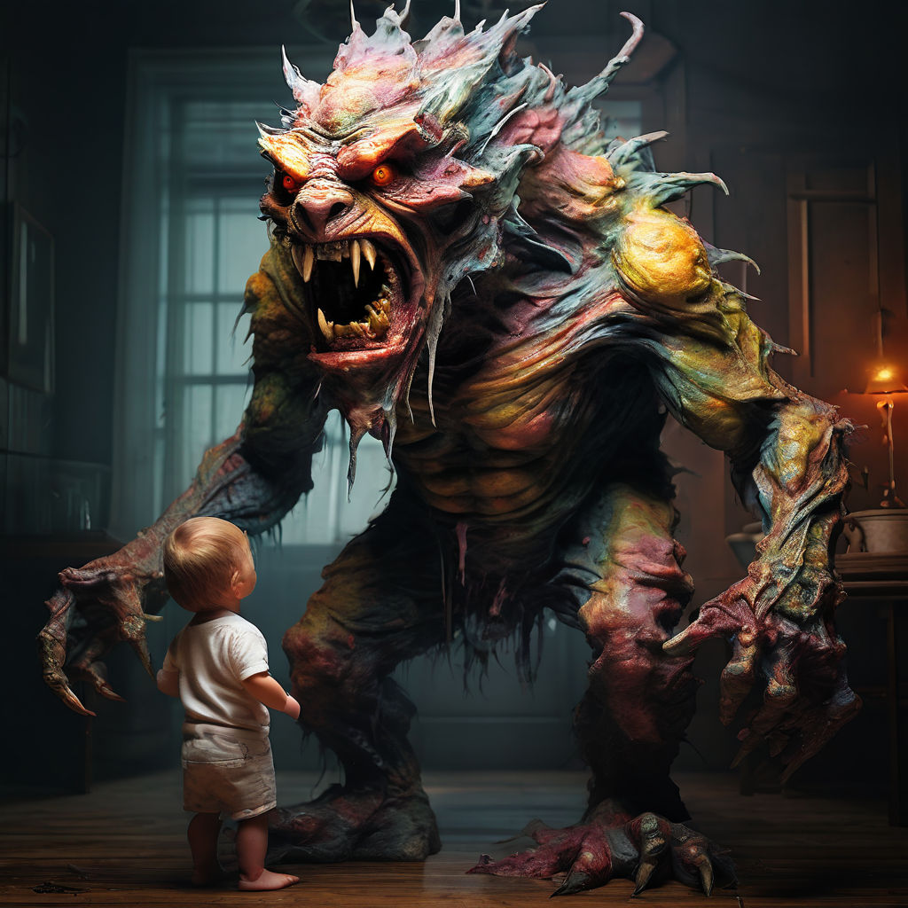 The mutated distorted monster-father of the family by Dmitriy Chentsov ...