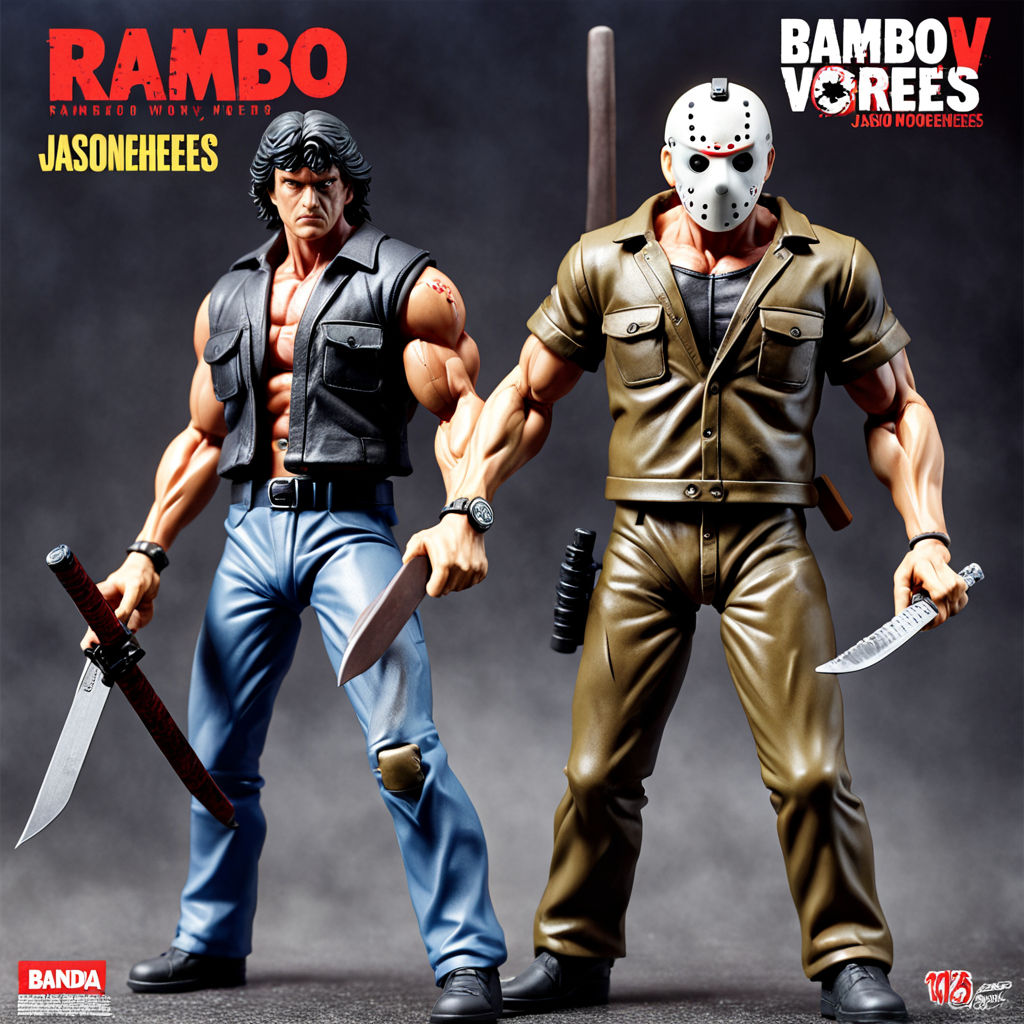 Bandai Rambo Vs Jason Voorhees Package by Noneofmee___ - Playground