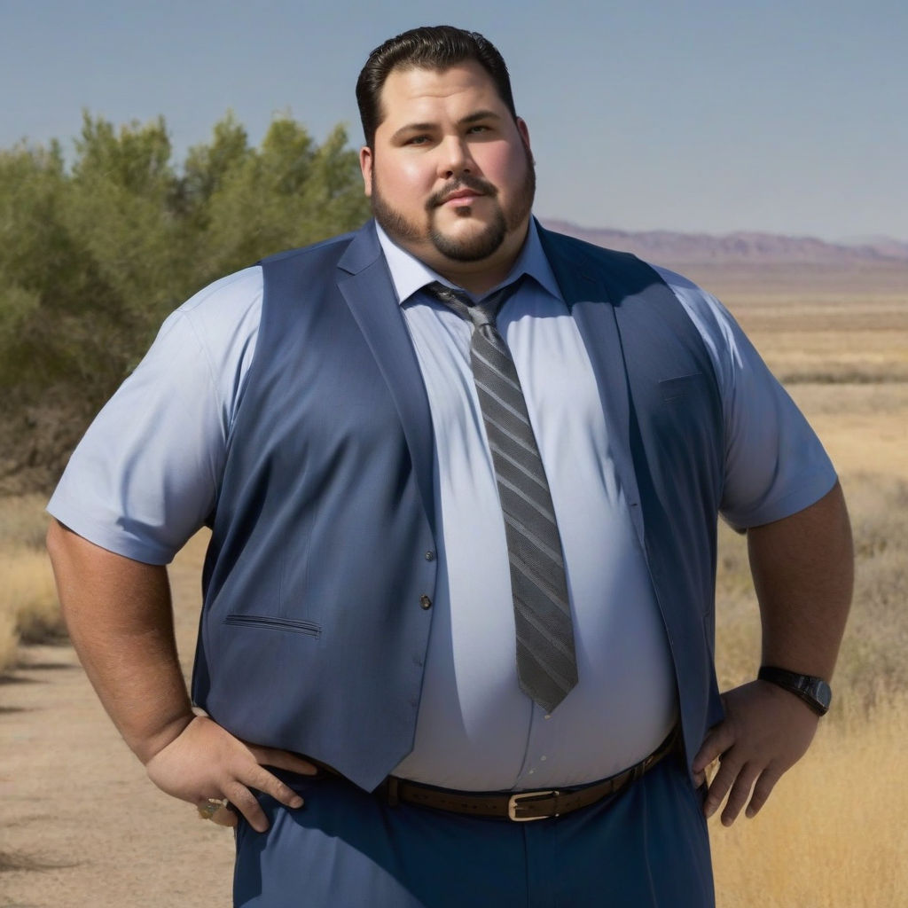 400lbs obese anthropomorphic male Wolf his body is like an a... by ...