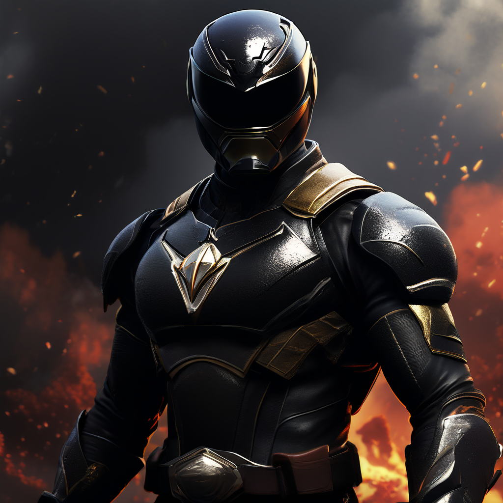 Black Power Ranger by RULLUR - Playground