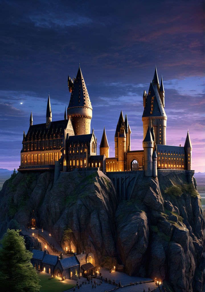 An enchanting digital render of Hogwarts - the state-of-the-... by ...