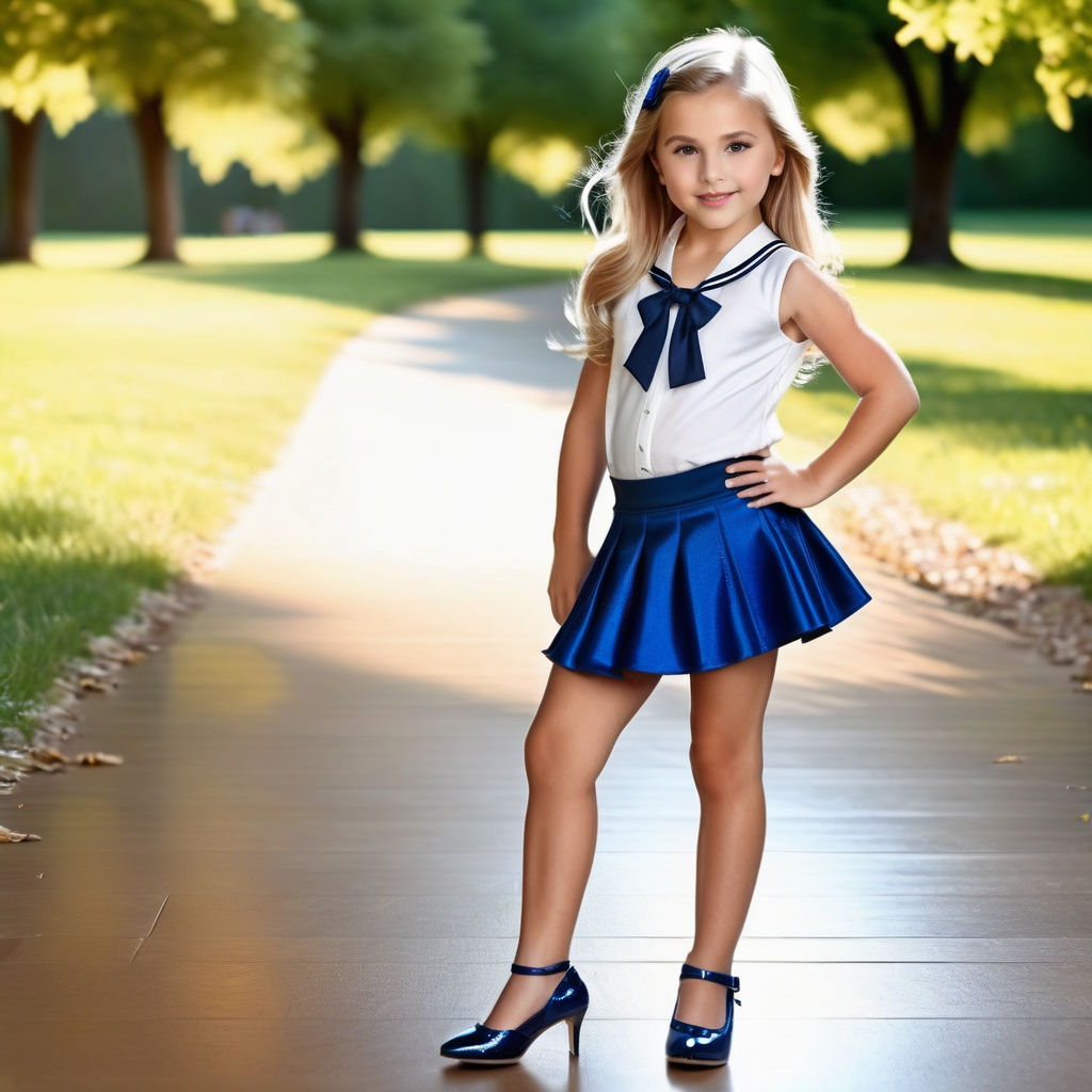 7 years old white girl by Cristian Zuluaga tangarife - Playground