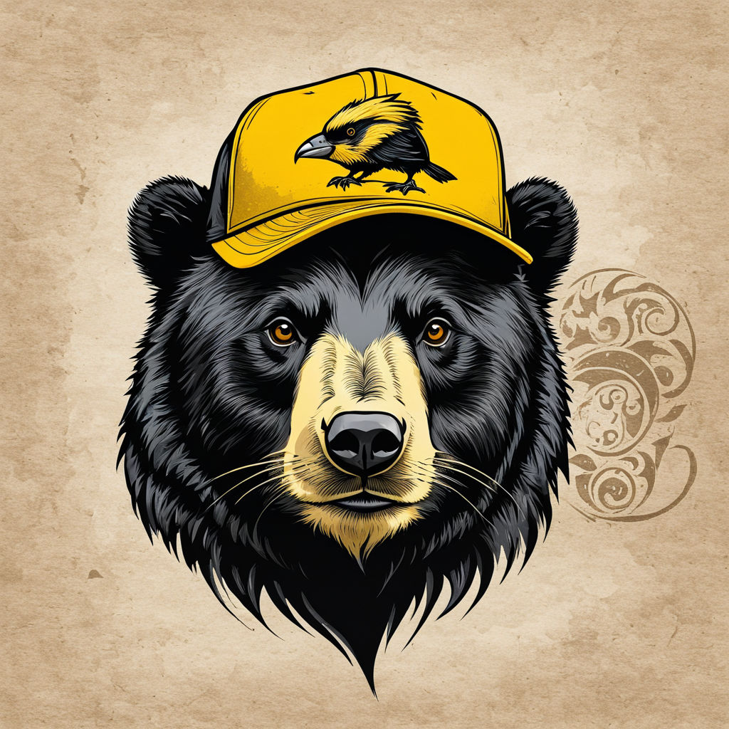 Male Andean bear logo by Moises Sandoval - Playground