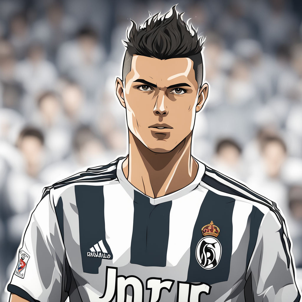 Ronaldo in anime style by Mo_Retha Talakany - Playground