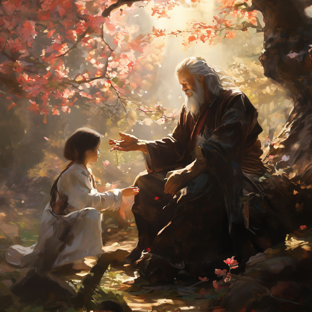 A wise old master by Vipul Doshi - Playground