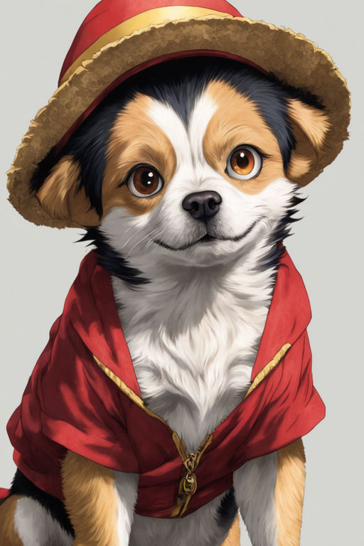 Monkey d luffy as a dog by richard antonio - Playground