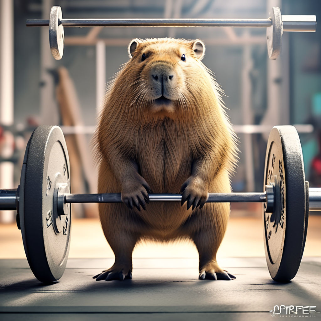 Capybara lifting 100kg by YAKULT - Playground