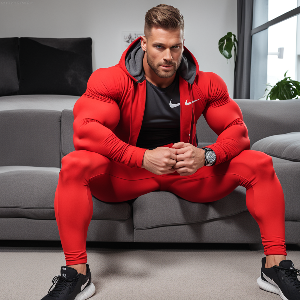 Side angle close-up of a massive and giant muscular good loo... by luuk ...