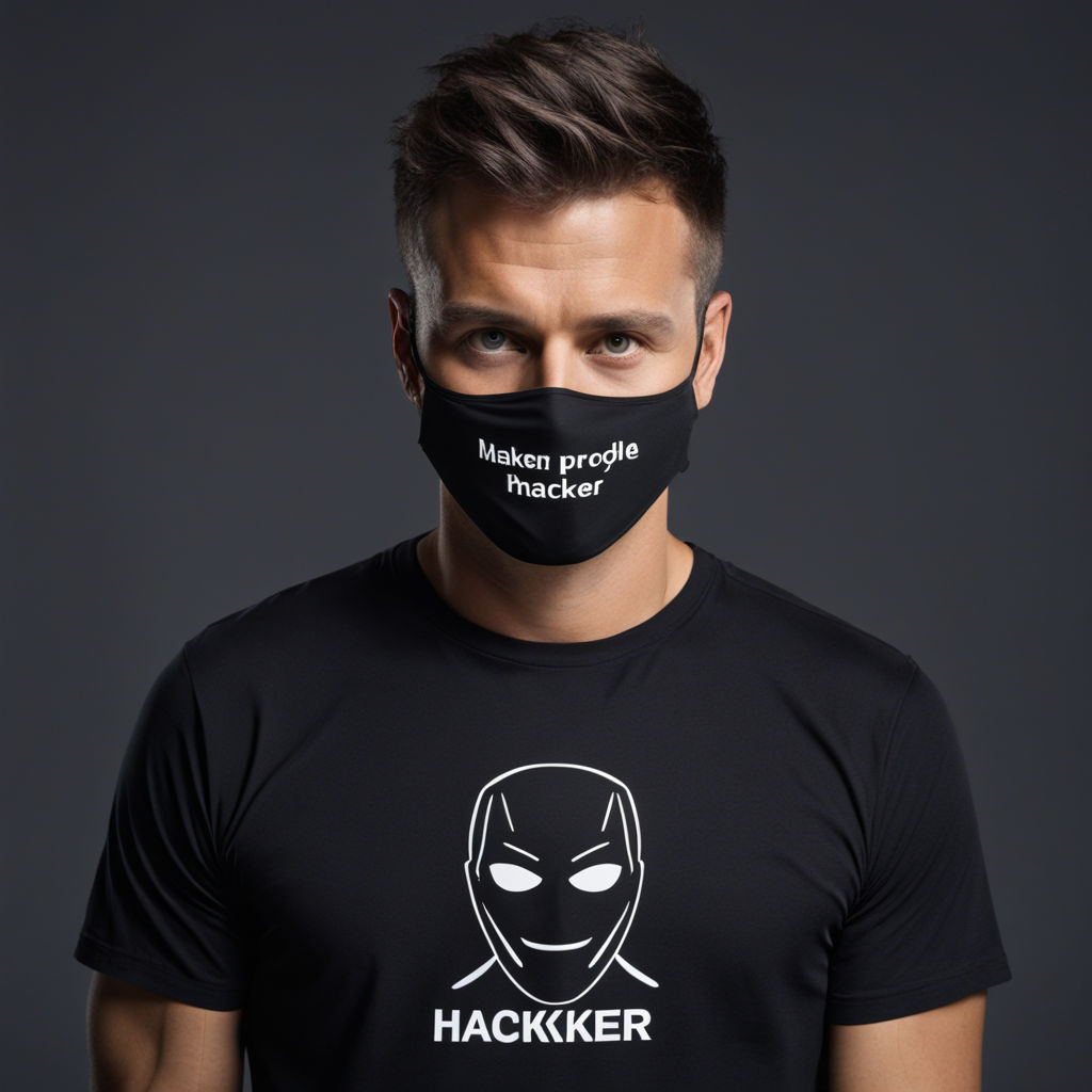 Create a character with a 4k hacker mask by Caua Xavier - Playground