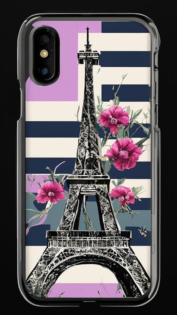 Smartphone case design wrapped in iconic French symbols by Samuel ...