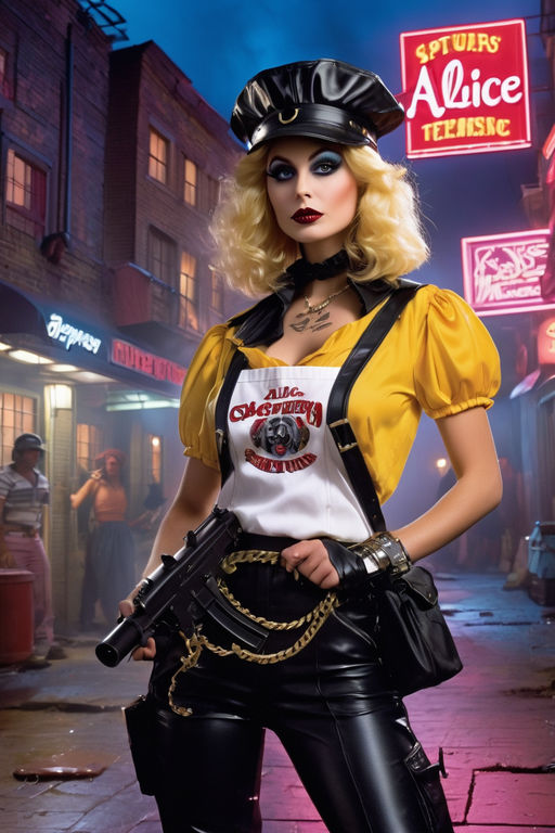 Adult Disney Alice as a street gang member by Darth Wookiee - Playground