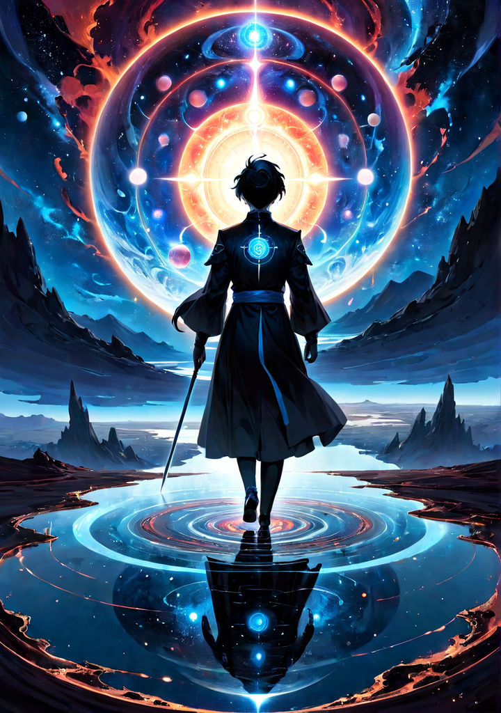 A ethereal representation of Karma enveloping a human form by 李奎諺 臨床心理師 ...