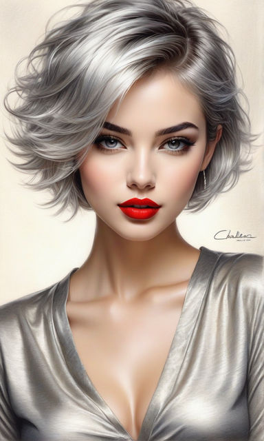 Pencil Sketch of a beautiful girl 18 years by Hossam Fahmy - Playground