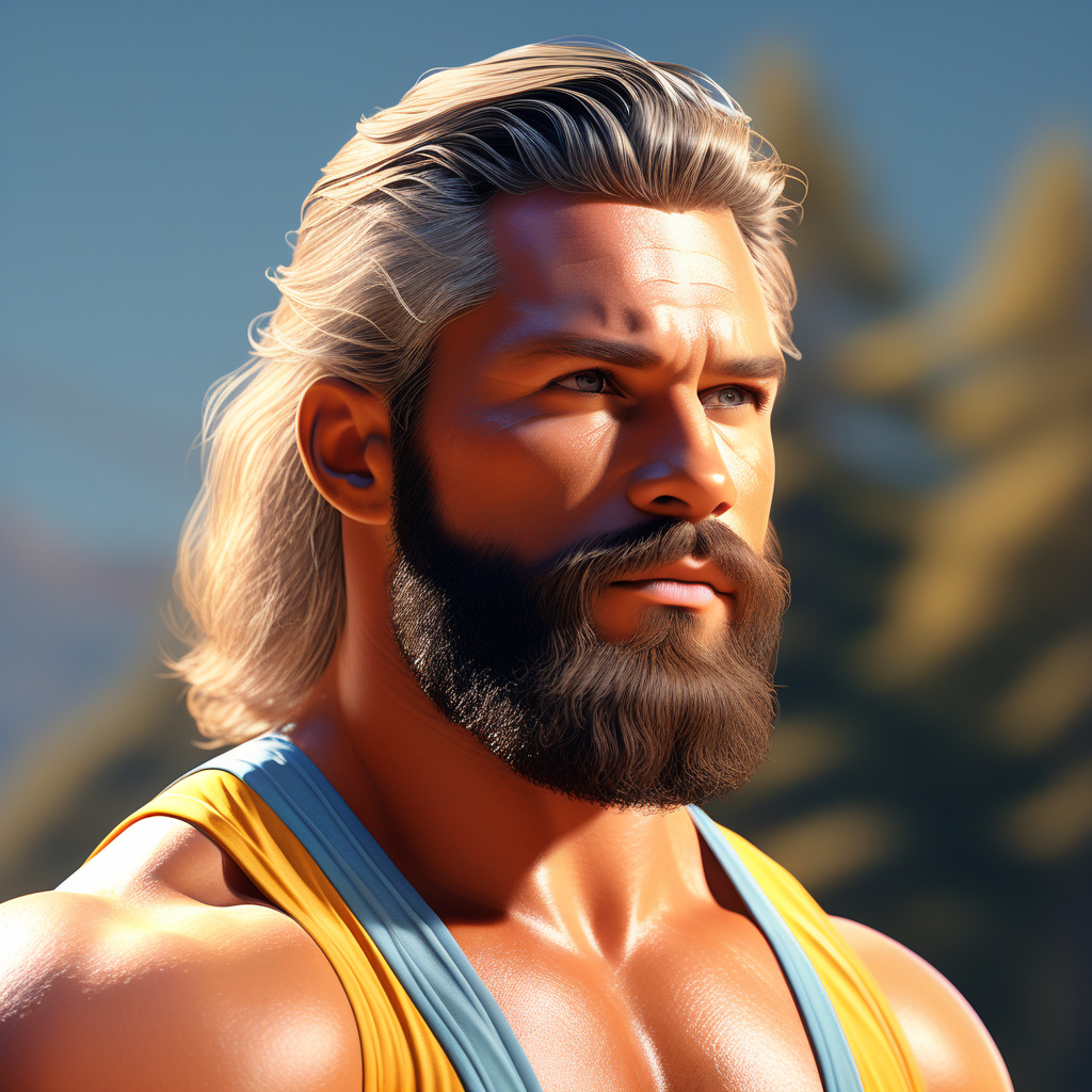 1970s male bodybuilder by Rex Jetfuel - Playground