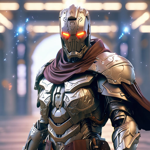 Dnd warforged terminator head full metal body with arcane sy... by John ...