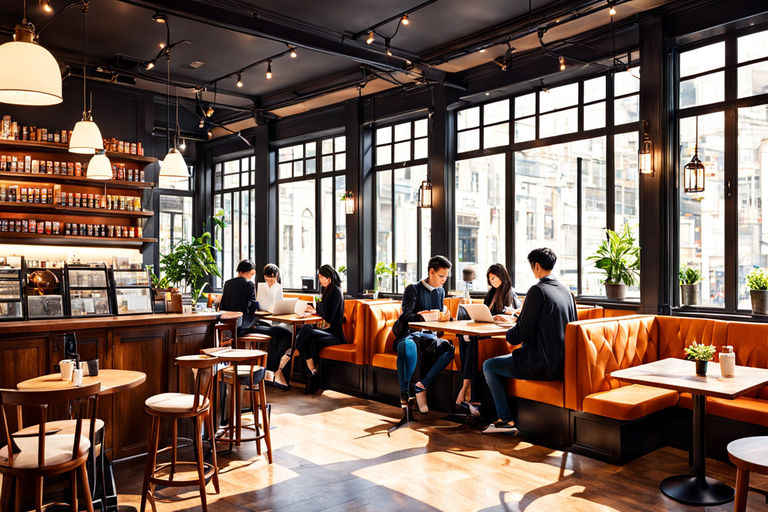 Make it feel like you're studying in a cafe by 장경문 - Playground