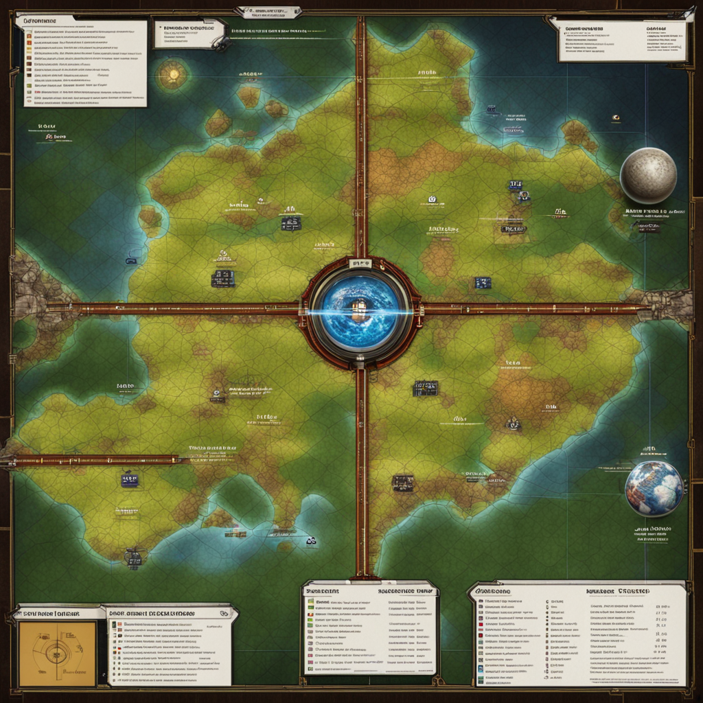 Battletech map highlighting capitol planets by Bert Smith - Playground