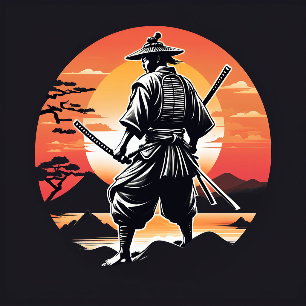 Logo vector for samurai by Caly Cesaro - Playground