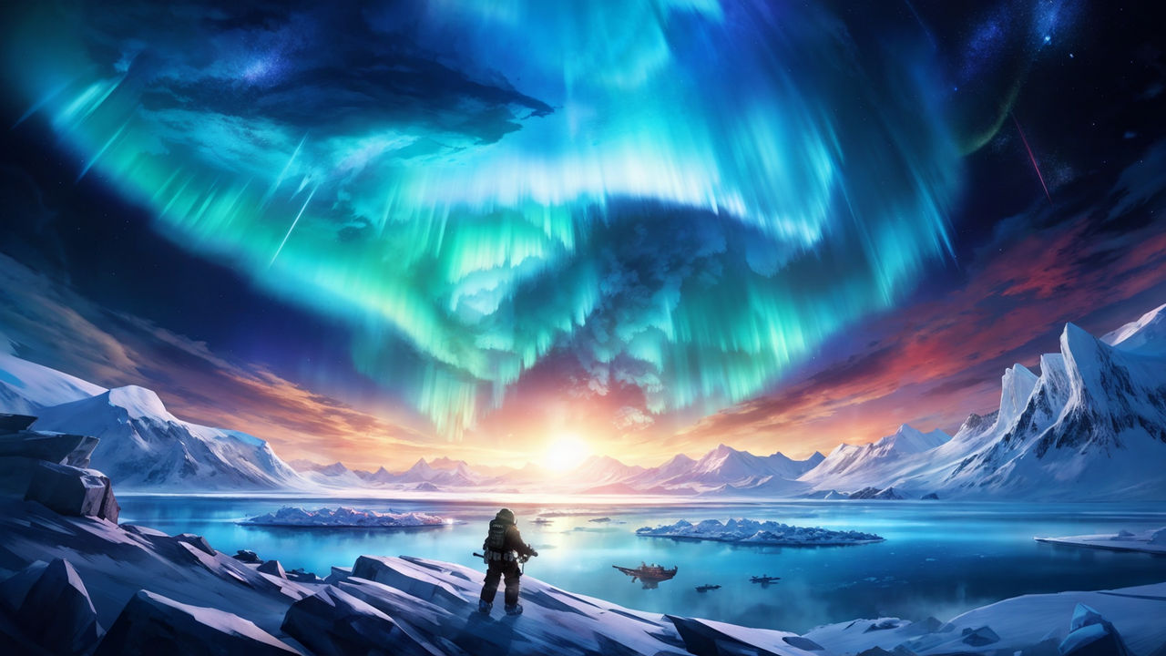 Yushiro Hanma engaged in battle with a colossal polar bear by Pastor ...